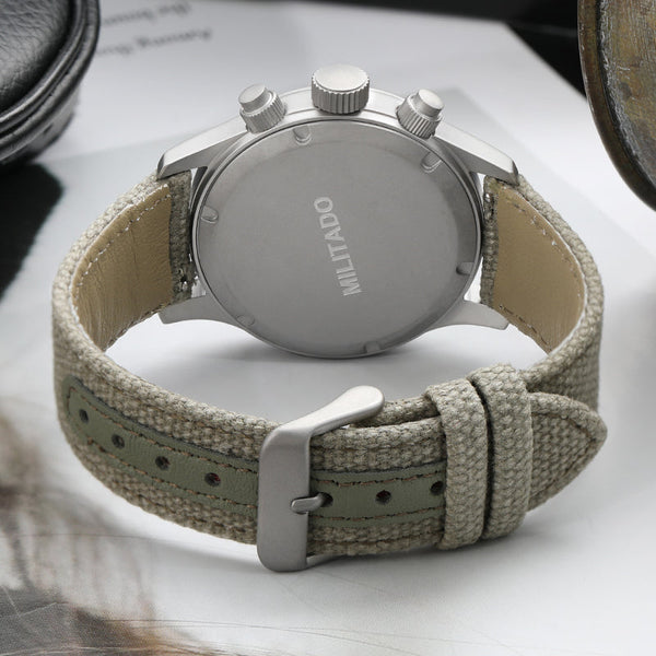 Militado Retro VK61 Quartz Chronograph Watch ML1868